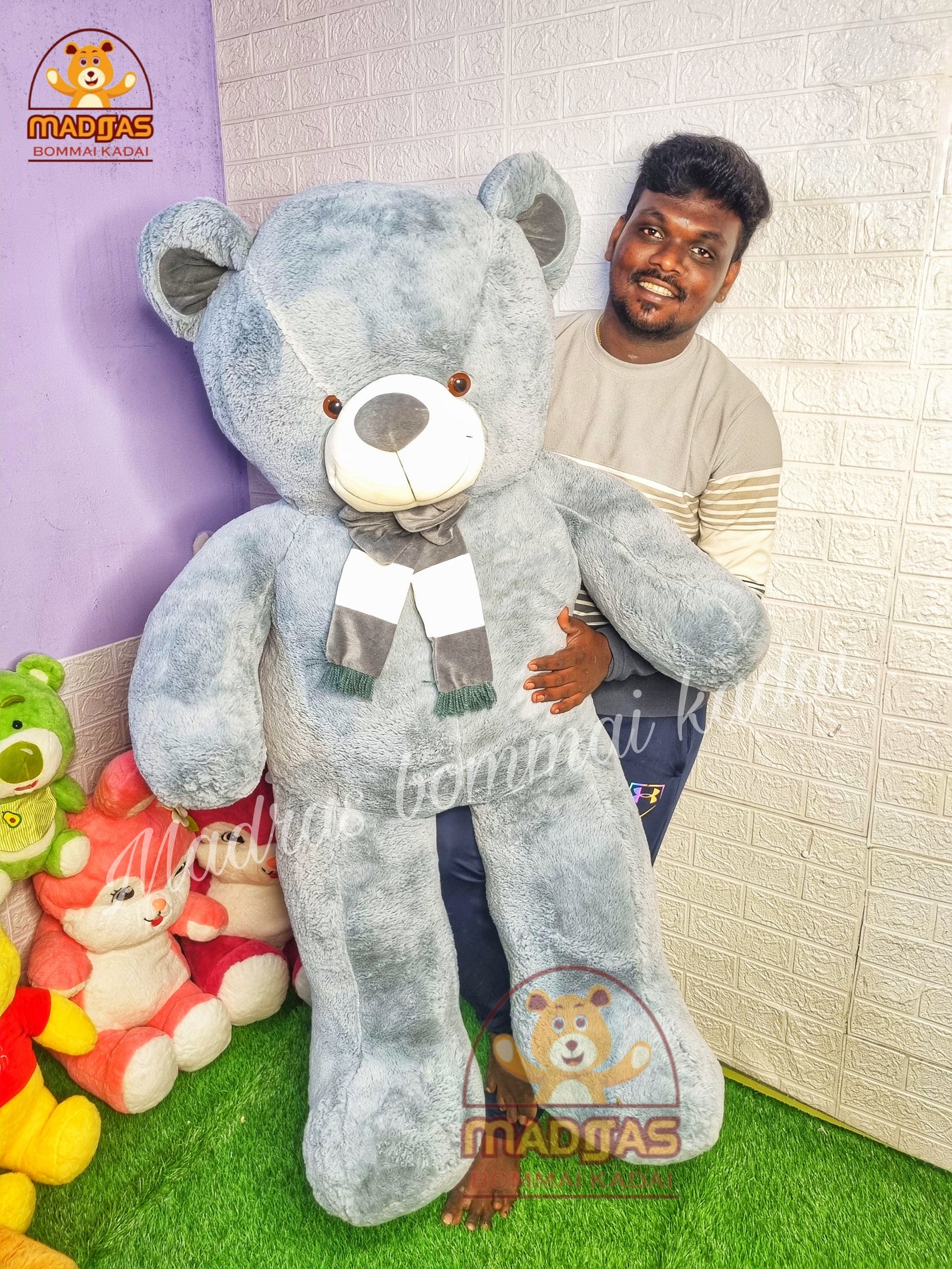 5 Feet Teddy Bear – Madras Bommai Kadai